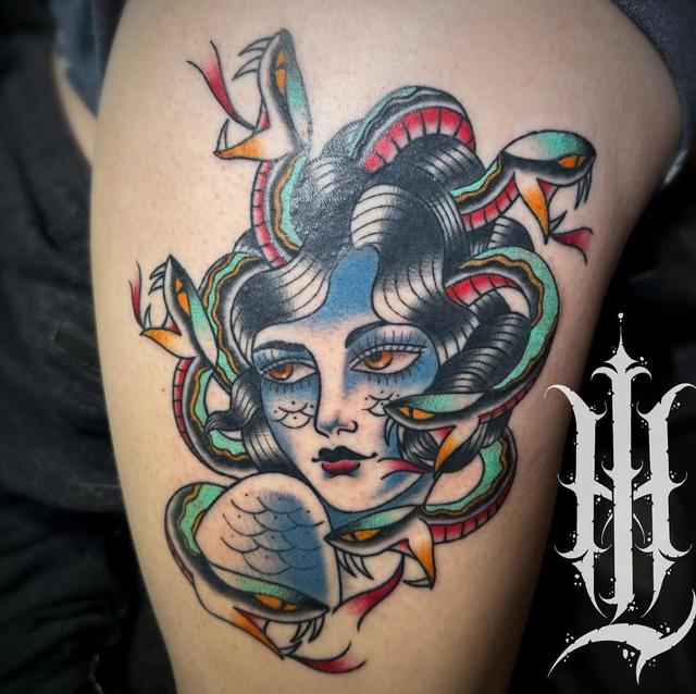 Chrome Lady Heads Tattoo Artists | CO:CREATE