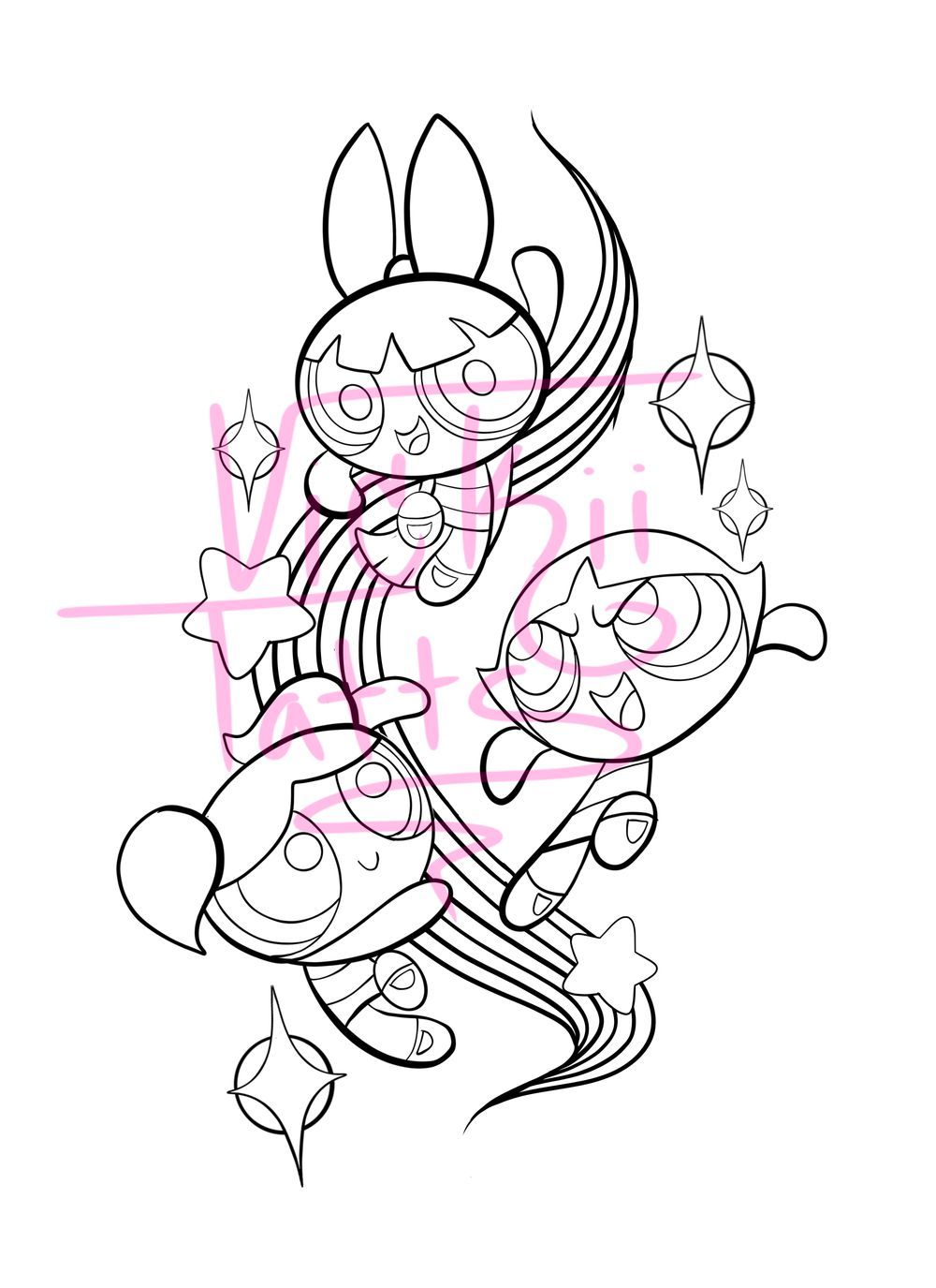 CO:CREATE - PowerPuffGirls by Vickii Tatts