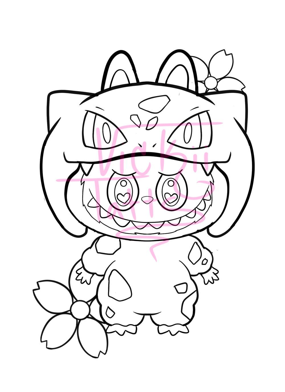 CO:CREATE - Bulbasaur Labubu by Vickii Tatts