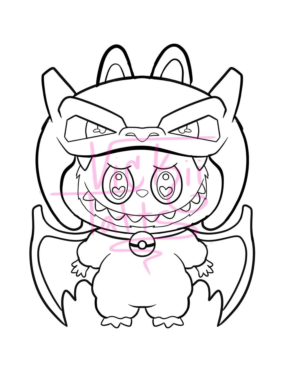 CO:CREATE - Charizard Labubu by Vickii Tatts