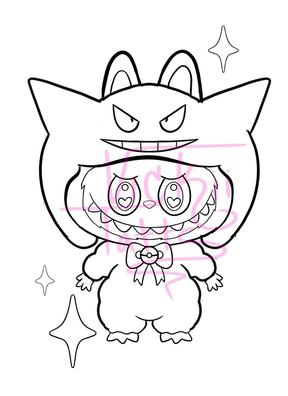 CO:CREATE - Gengar Labubu by Vickii Tatts