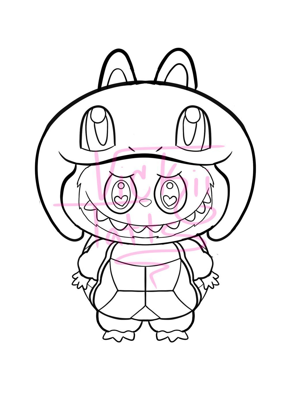 CO:CREATE - Squirtle Labubu by Vickii Tatts