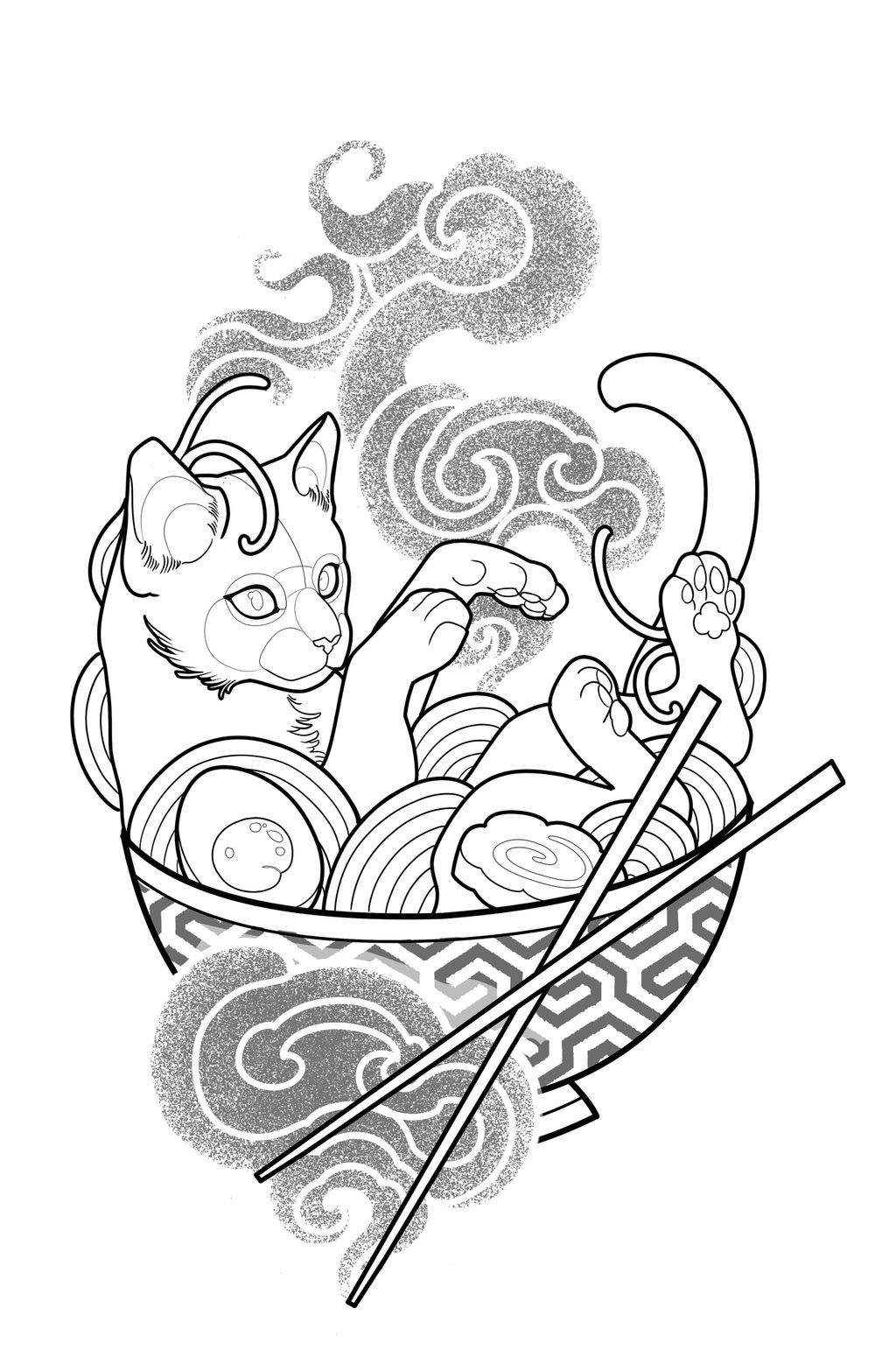 CO:CREATE - Ramen Cat by Giorgia Mae Rawlings